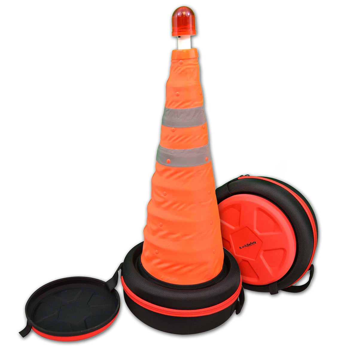KwikSafety COMPACT Collapsible Traffic Emergency Roadside Cone - Model