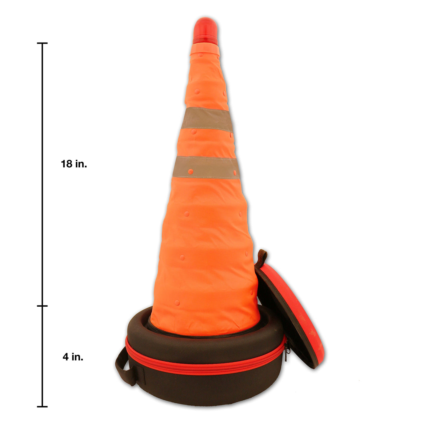 KwikSafety COMPACT Collapsible Traffic Emergency Roadside Cone - Model