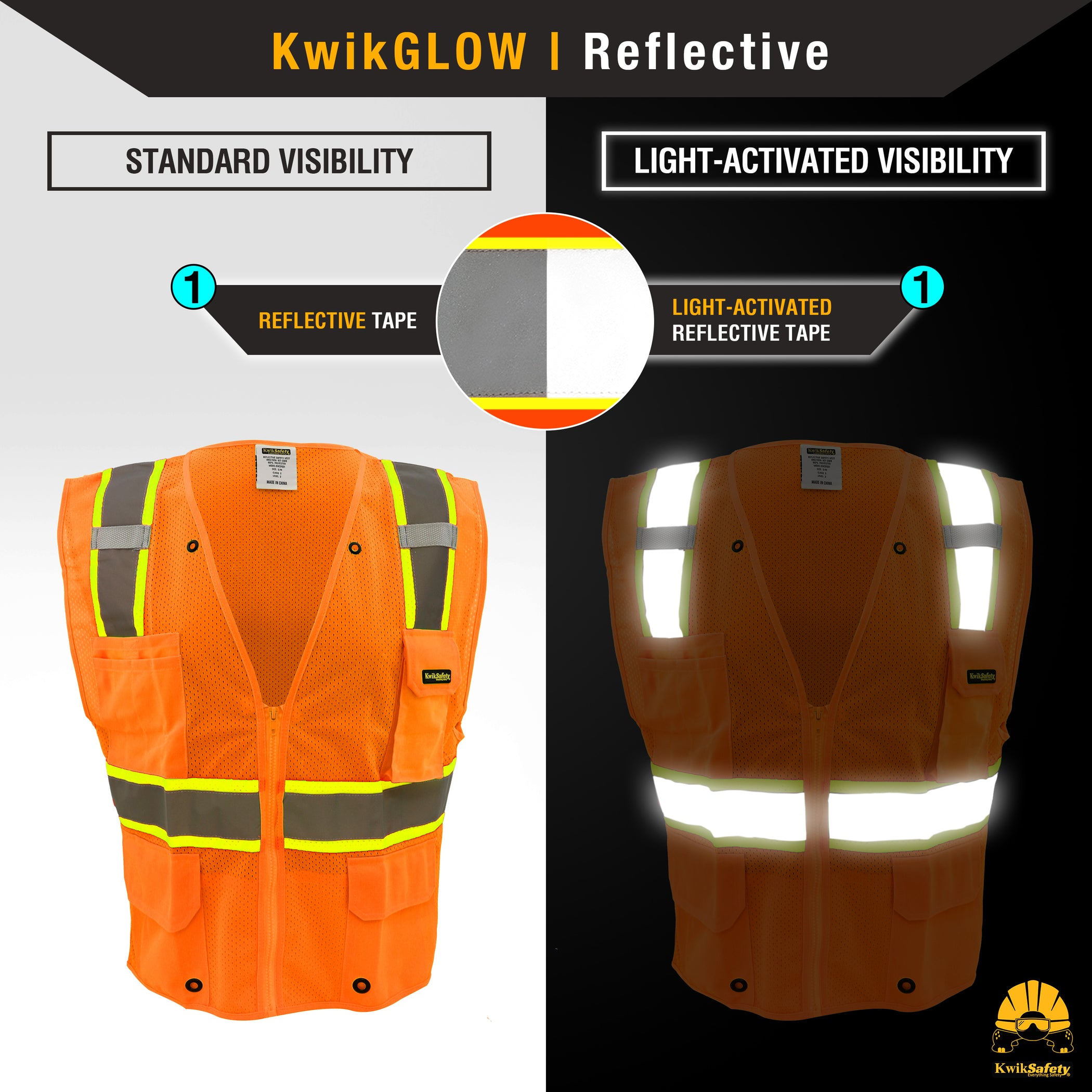 Ultra Cool Reflective Safety Vest | High Visibility by KwikSafety