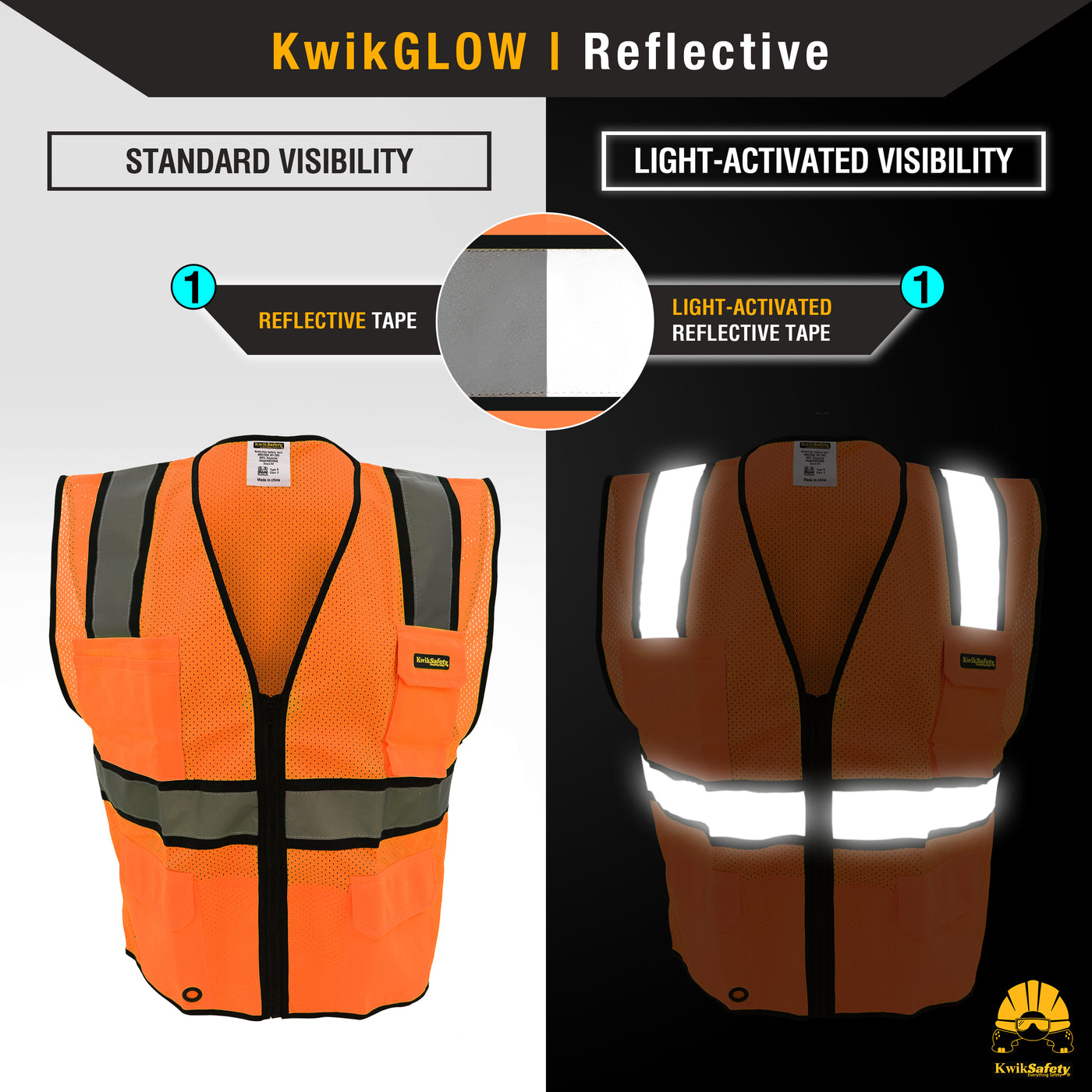 Ultra Cool Reflective Safety Vest | High Visibility by KwikSafety