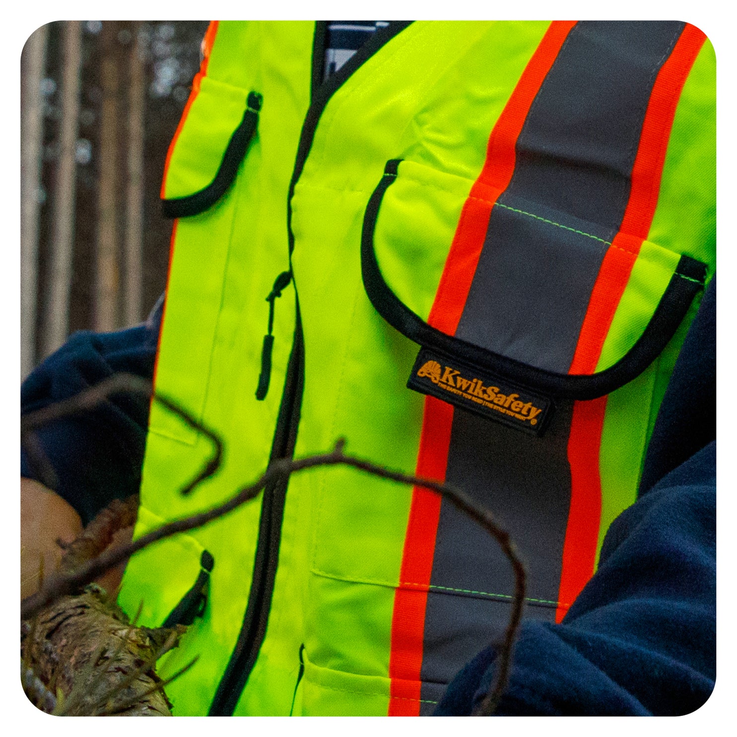 Class 3 Safety Vests: ANSI High Visibility Vests - KwikSafety