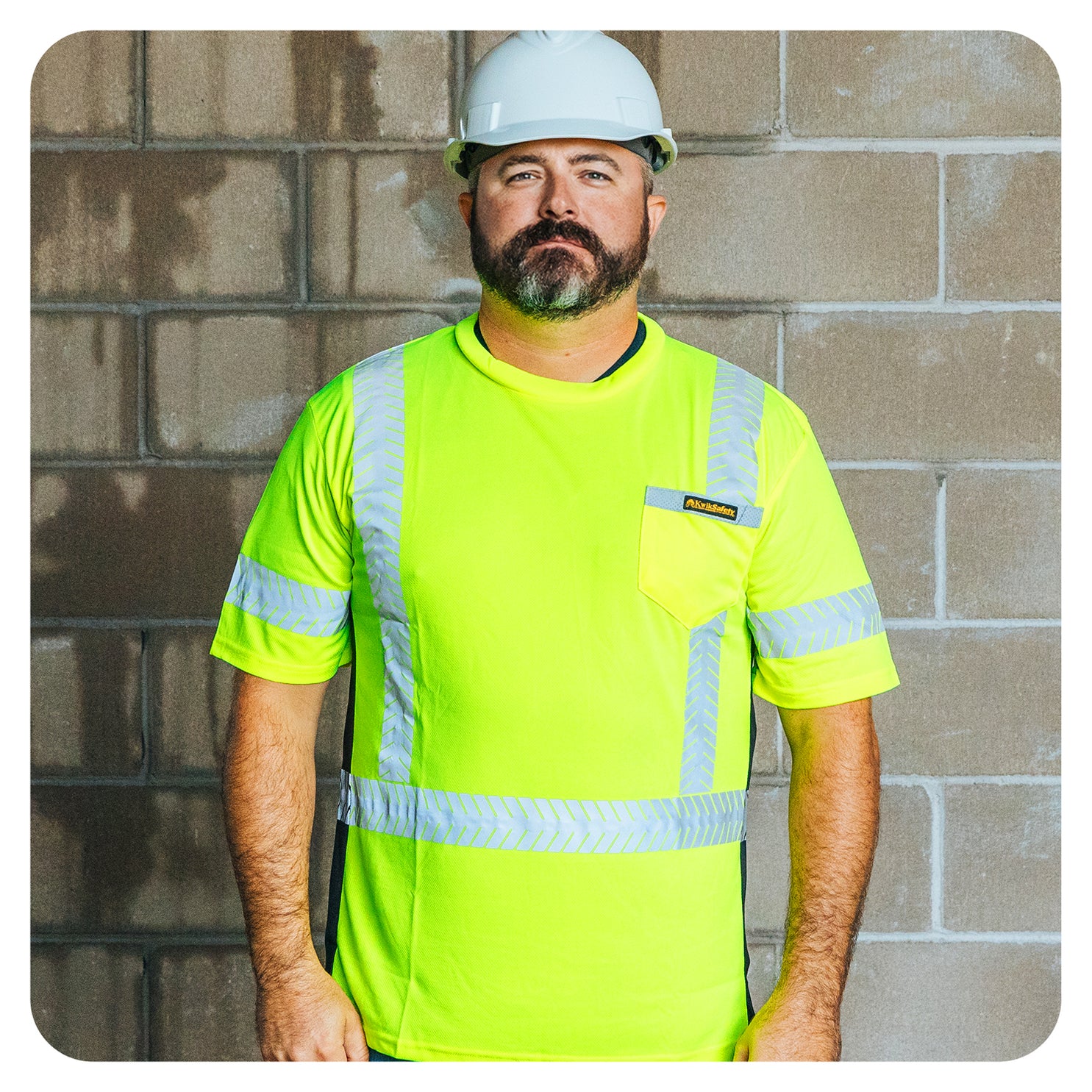 Hi Vis Class 2 Safety Shirts: ANSI Reflective Work Shirts - KwikSafety