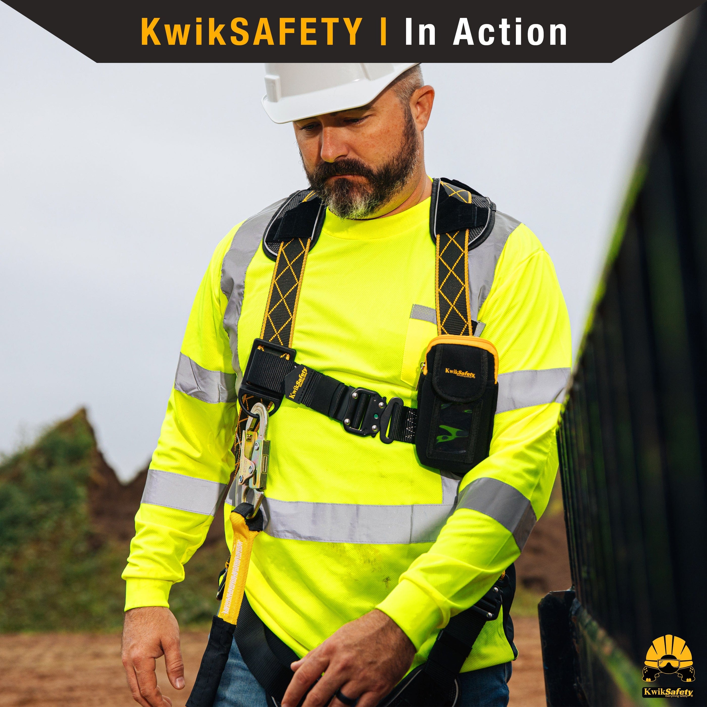 KwikSafety TORNADO DiamondBACK Safety Harness (3 Kwik-Connect Buckles)