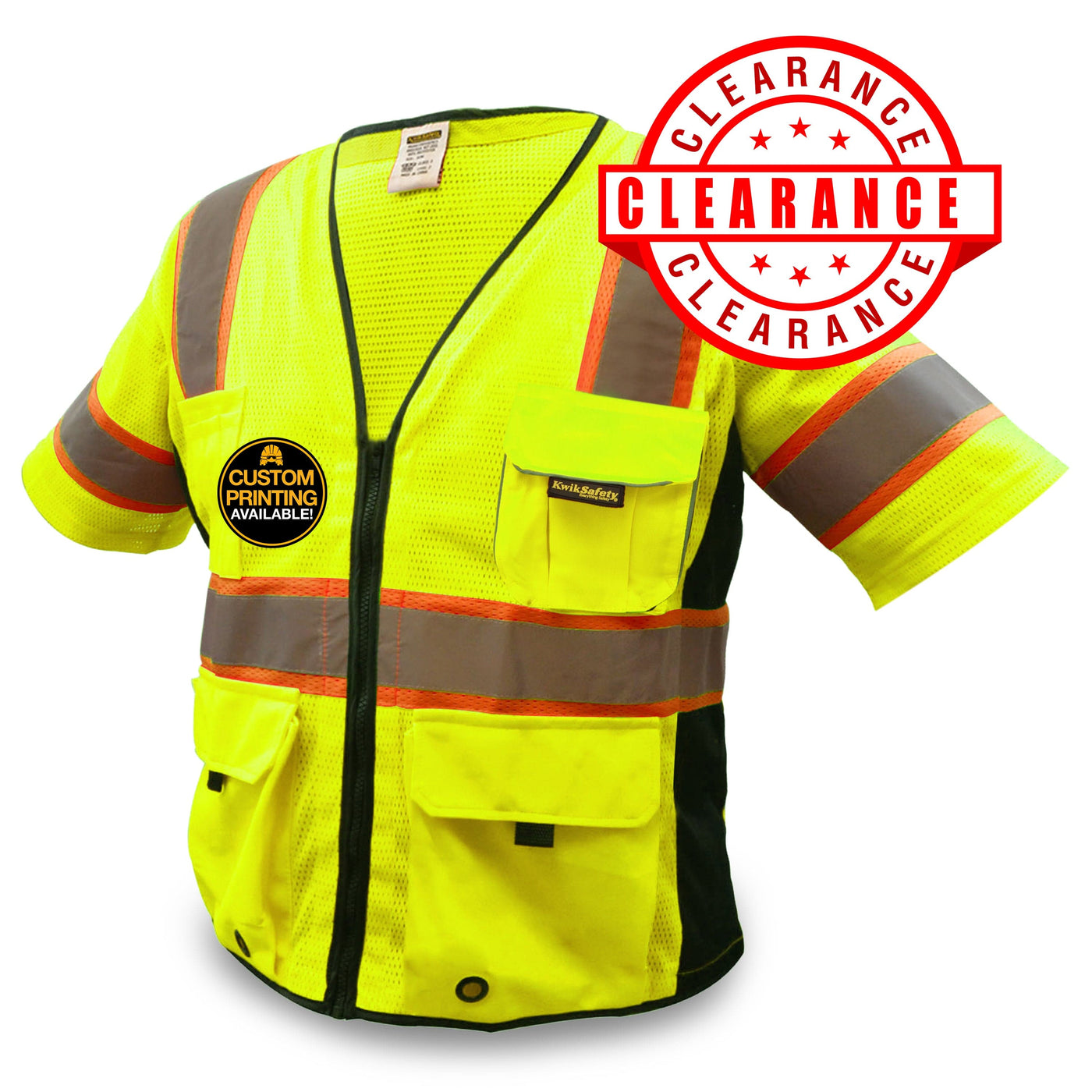 CLEARANCE! Class 3 Executive Safari Safety Vest — KwikSafety