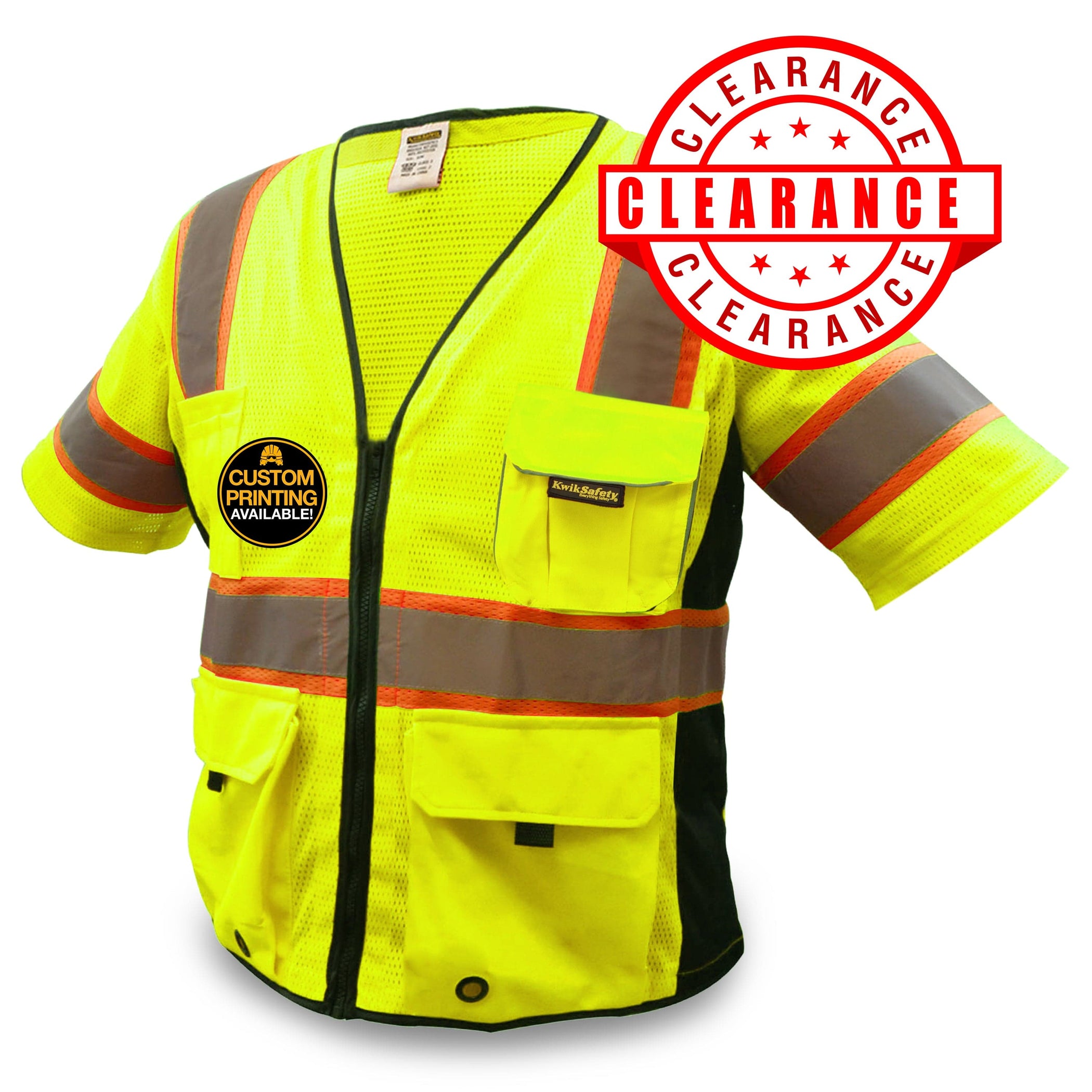 CLEARANCE! Class 3 Executive Safari Safety Vest — KwikSafety
