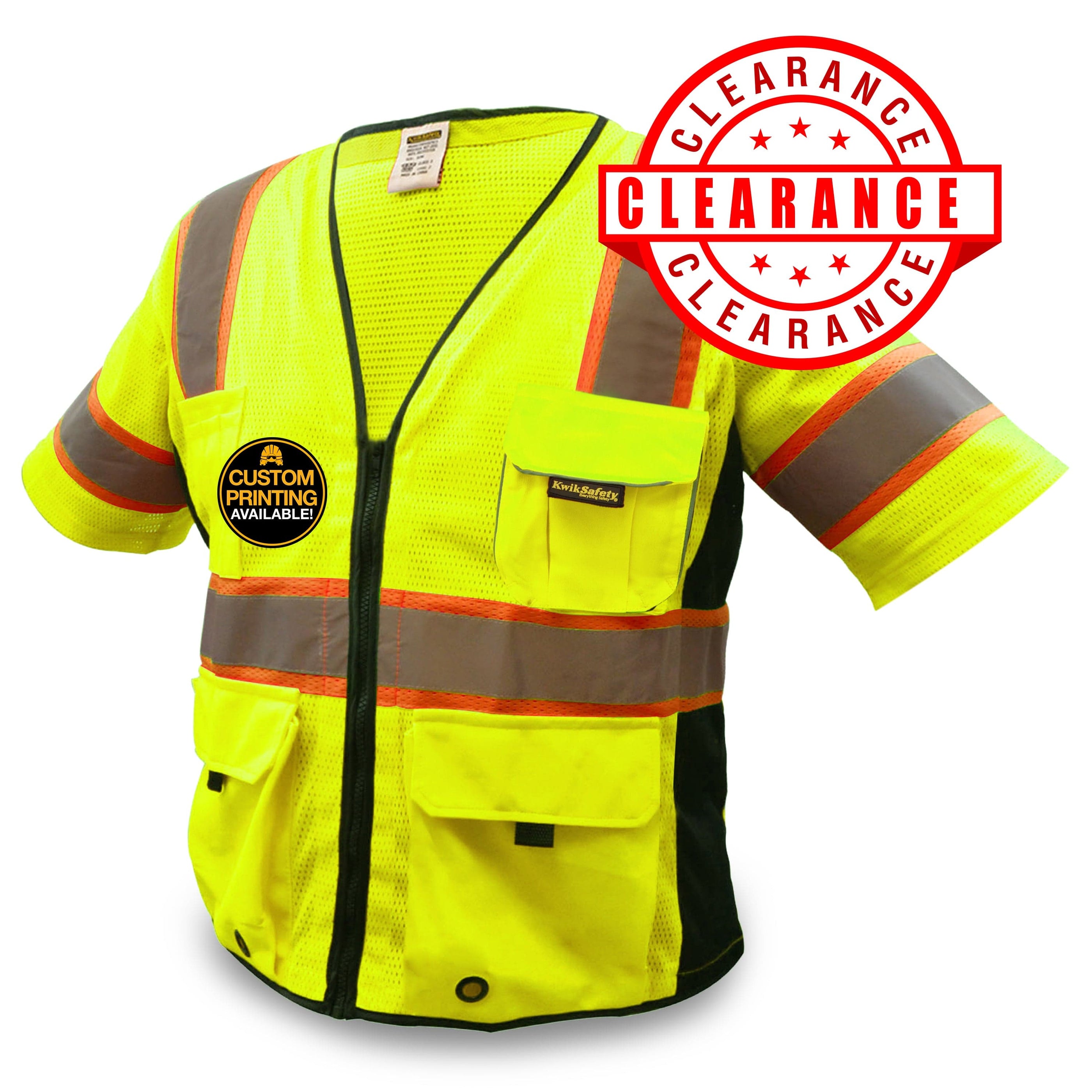 CLEARANCE! Class 3 Executive Safari Safety Vest — KwikSafety