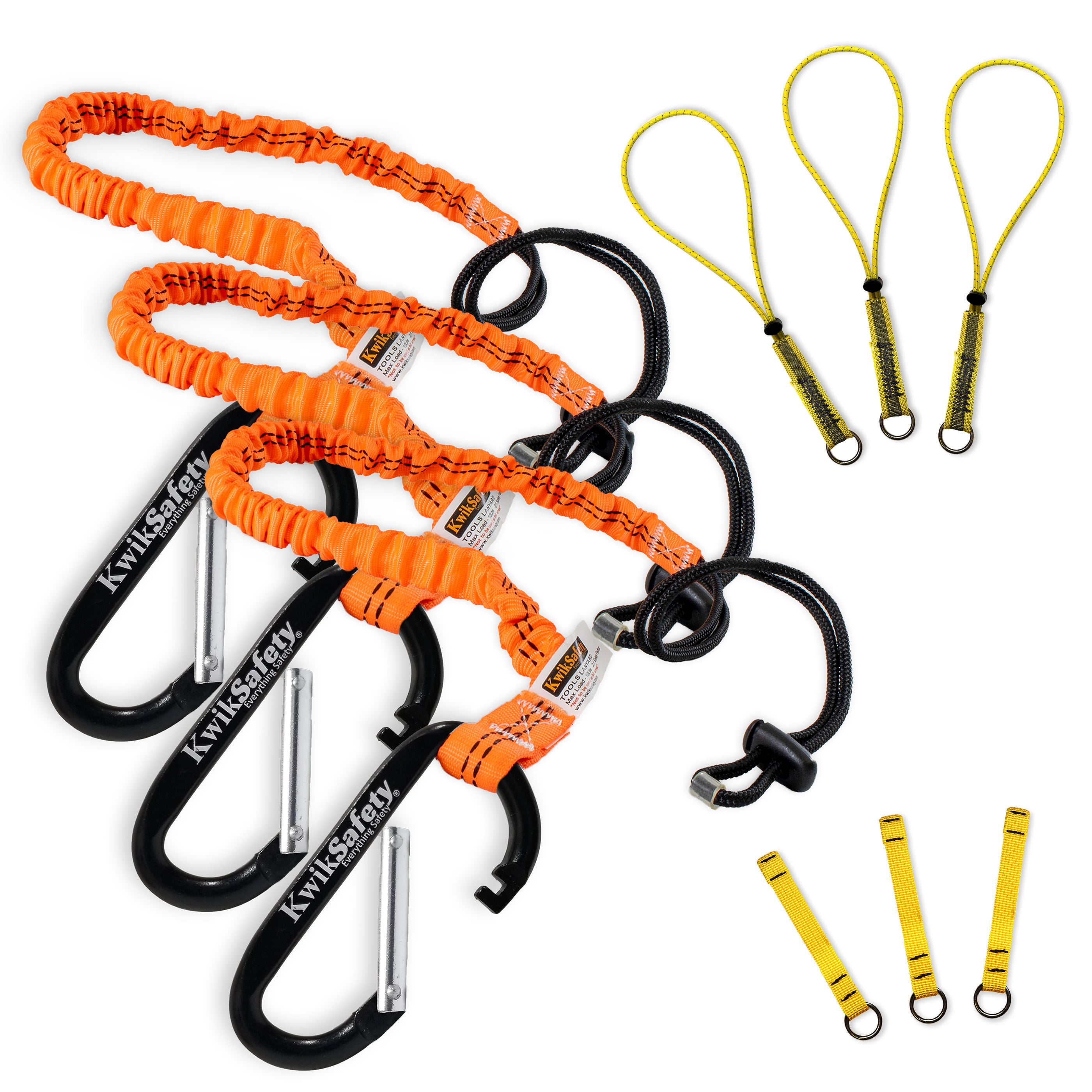 KwikSafety TENTACLE Light Duty Retractable Bungee Tool Lanyard w/ Cara