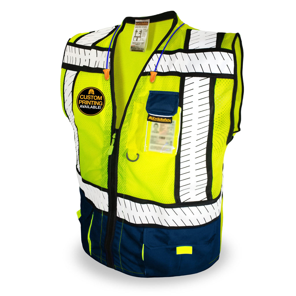 Class 2 Safety Vests: ANSI Hi Vis Reflective Safety Vests - KwikSafety