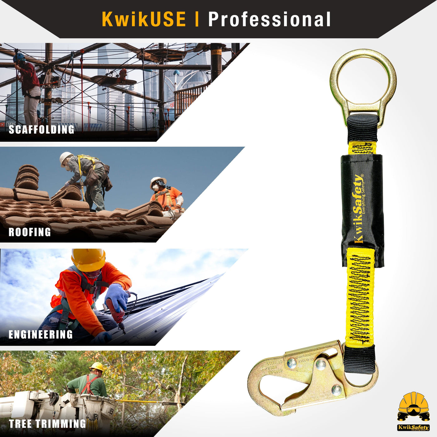 KwikSafety DOLPHIN DORSAL 18" D-Ring Extender Fall Protection Equipmen