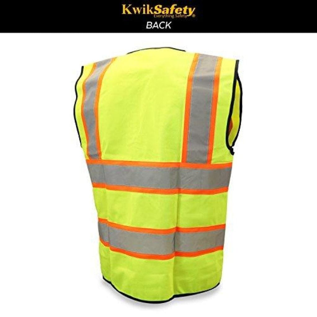 Reflective Contrasting Safety Vest | High Visibility By KwikSafety
