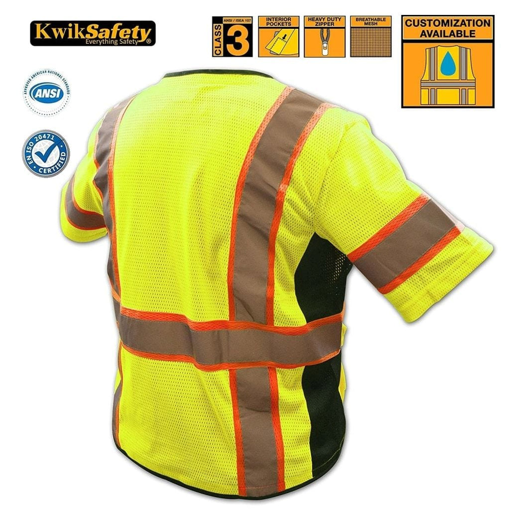 Class 3 iPocket Safety Vest | High Visibility by KwikSafety