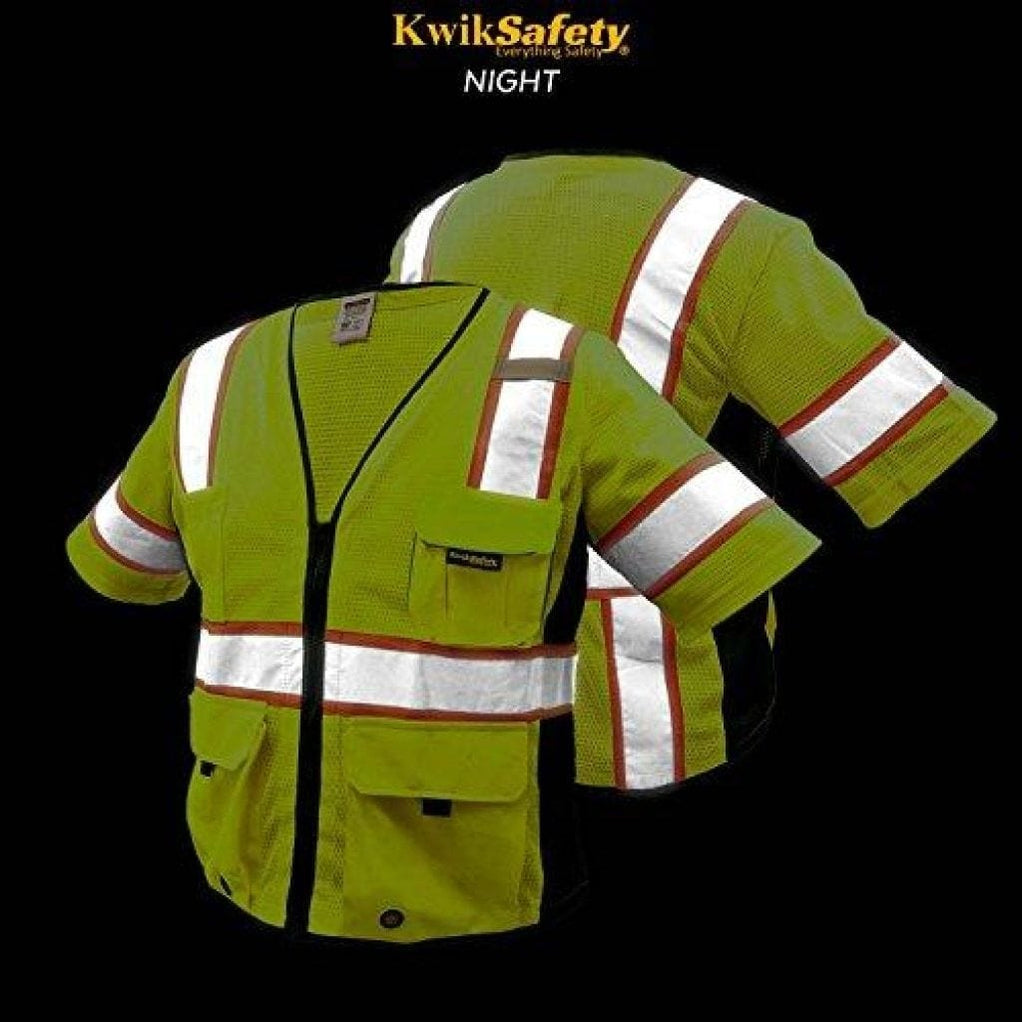 CLEARANCE! Class 3 Executive Safari Safety Vest — KwikSafety