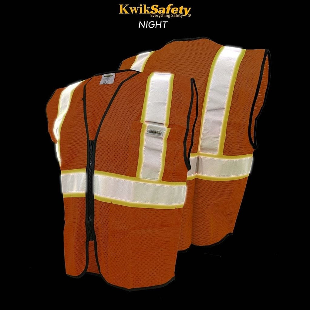 Construction Safety Vest | High Visibility by KwikSafety